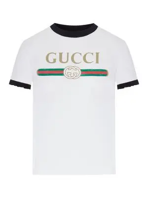 Gucci Printed Cotton Jersey T-shirt