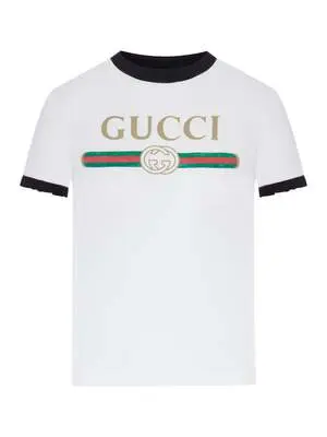 Gucci Printed Cotton Jersey T-shirt - Multicolor