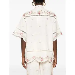 Zimmermann Neutrals Tops Shirts