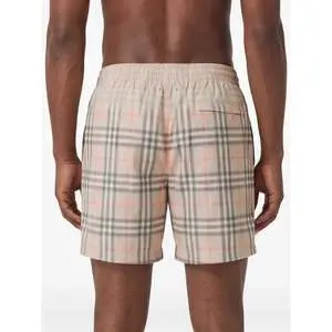 Burberry Neutrals Beachwear Swim Shorts