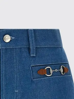 Gucci Cotton Shorts With Horsebit