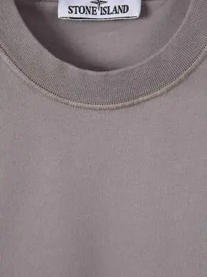 Stone Island Compass Logo Sweatshirt - Gray