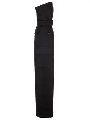Saint Laurent Cassandre Bustier Jumpsuit