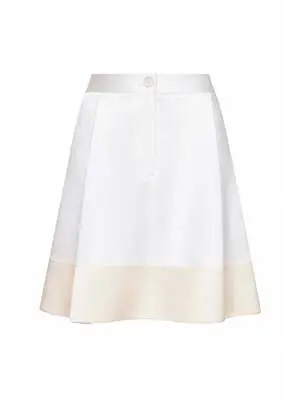 TOTEME Satin Tuxedo-style Skirt - Multicolor