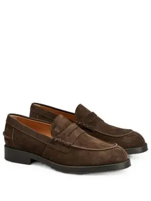 TOD'S Suede Loafers - Brown