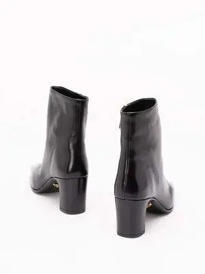 Prada Leather Booties - Multicolor