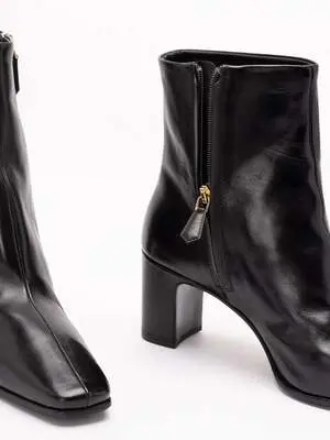 Prada Leather Booties - Multicolor