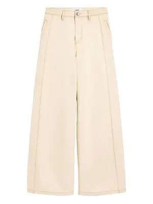 AMI Paris Super Wide Denim Jeans - Multicolor