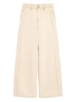 AMI Paris Super Wide Denim Jeans - Multicolor