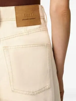 AMI Paris Super Wide Denim Jeans - Multicolor