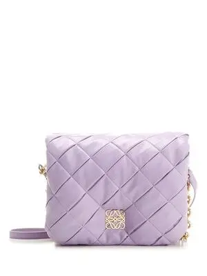 Loewe Mauve Goya Shoulder Bag - Purple