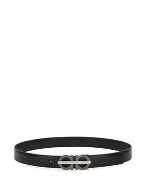 FERRAGAMO Gancini Belt - Black