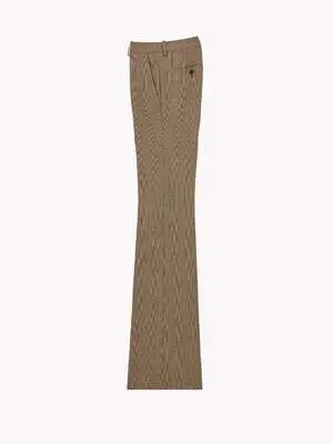 Saint Laurent Wool Patterned Pants