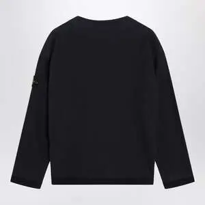 Stone Island Navy Crater Neck Jumper