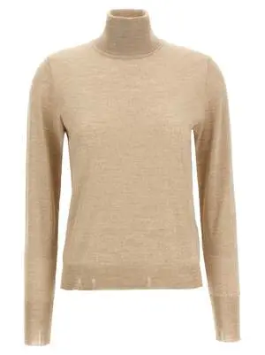 GOLDEN GOOSE Dilara Turtleneck Sweater - Cream