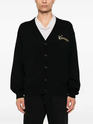 Kenzo Beaded Tiger-motif Cardigan