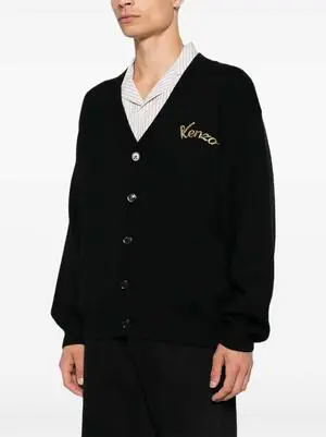 Kenzo Beaded Tiger-motif Cardigan