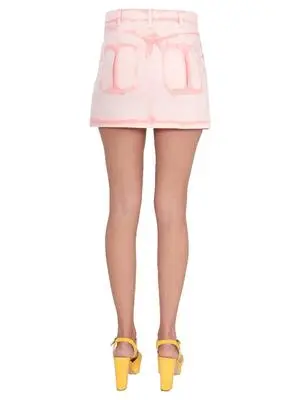 Alberta Ferretti Miniskirt With Degraded Print