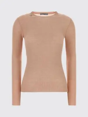 Prada Virgin Wool Knit Top - Cream