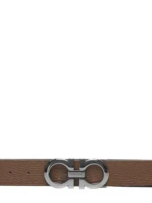 FERRAGAMO Gancini Reversible Leather Belt - Multicolor