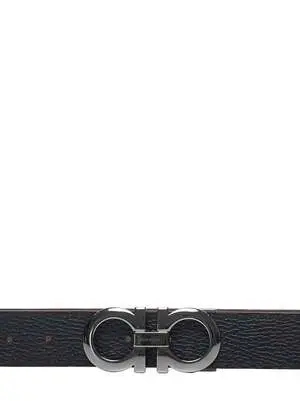 FERRAGAMO Gancini Reversible Leather Belt - Multicolor