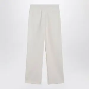 Max Mara Ivory Straight-leg Trousers