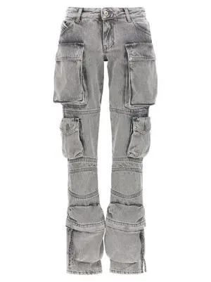 Attico Essie' Jeans - Gray