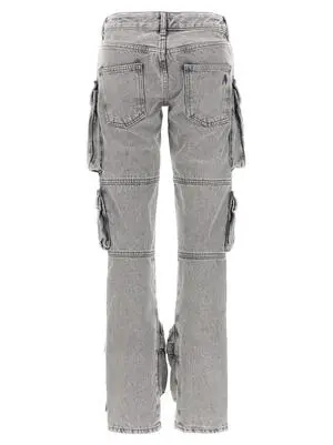 Attico Essie Denim Jeans - Gray