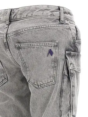 Attico Essie Denim Jeans - Gray