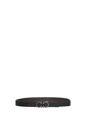 FERRAGAMO Reversible Gancini Leather Belt - Multicolor