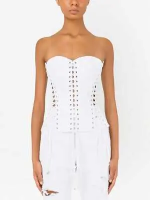 Dolce & Gabbana Gabardine Bustier Top