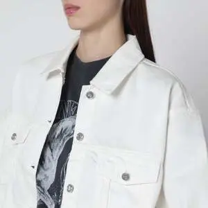 ANINE BING Ecru Organic Denim Jacket
