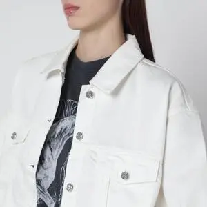 ANINE BING Organic Denim Jacket - Cream