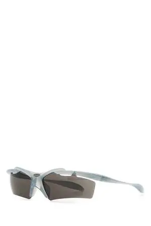 Balenciaga Light Acetate Turbo Rectangle Sunglasses - Blue
