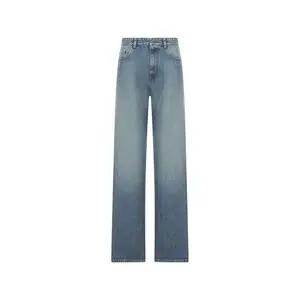 Miu Miu Denim Straight-leg Jeans - Blue