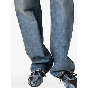 Miu Miu Denim Straight-leg Jeans - Blue