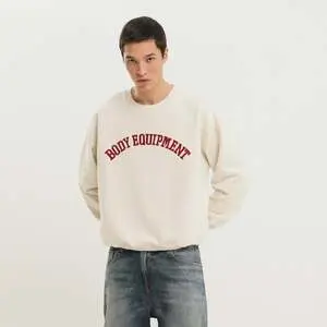 1989 STUDIO Body Equipment Crew Neck Sweatshirt - White