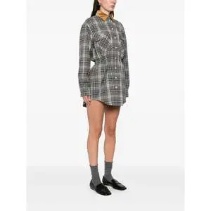 Miu Miu Grey Dresses Day Dresses