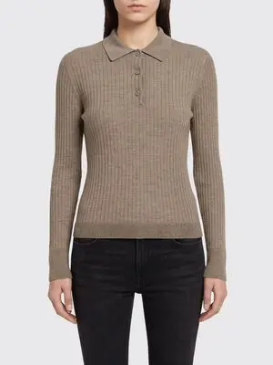 Max Mara Cashmere And Silk Polo Shirt - Brown