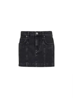 Isabel Marant Étoile Juana Denim Mini Skirt - Multicolor