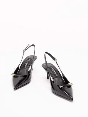 Dolce & Gabbana Patent Leather Slingback - Multicolor
