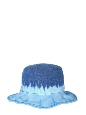 Alberta Ferretti Bucket Hat With Tie Dye Print - Blue