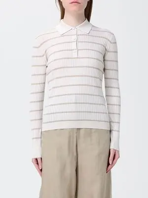 Max Mara Cashmere And Silk Polo Shirt - Cream