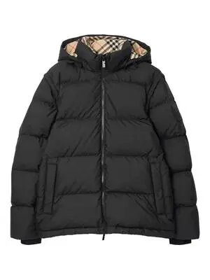 Burberry Bideford Detachable Sleeve Puffer Jacket - Black