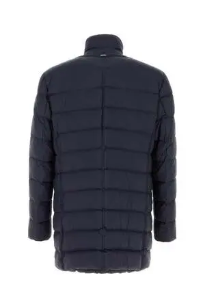 Herno Navy Nylon Padded Jacket - Blue