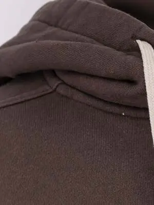 Rick Owens Oversized Hoodie Organic Cotton Sweatshirt