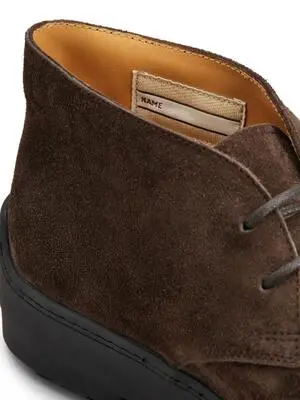 TOD'S Suede Winter Gommino Ankle Boots - Brown