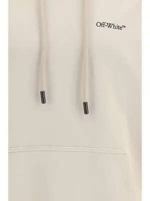 Off-White Half Arrows Skate Hoodie - Cream