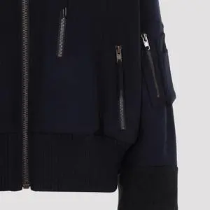 MAISON MARGIELA Spliced Bomber Jacket - Blue