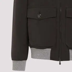 Brunello Cucinelli Shearling Collar Jacket